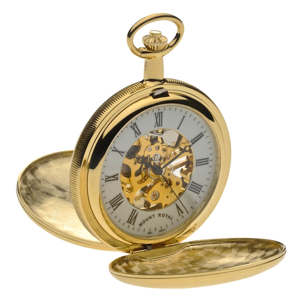 Gents Mount Royal Yellow Gold Pocket Watch