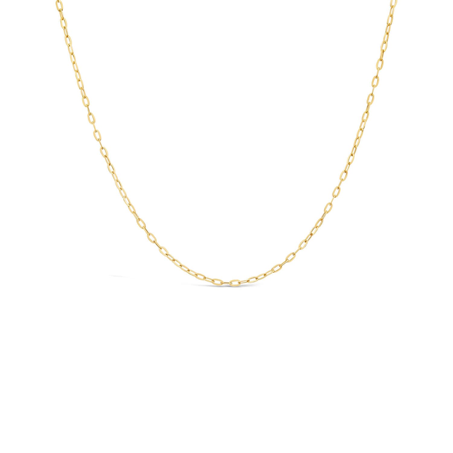 9ct Yellow Gold 18 Rolo Chain Necklet