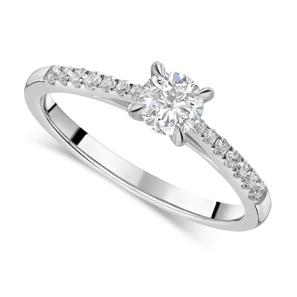 Amia Diamond Solitaire Engagement Rings | Fields