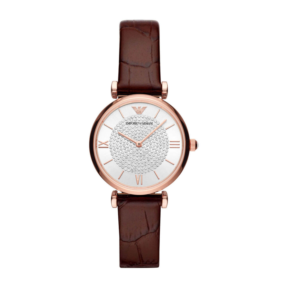 Emporio Armani Leather Watches | Fields