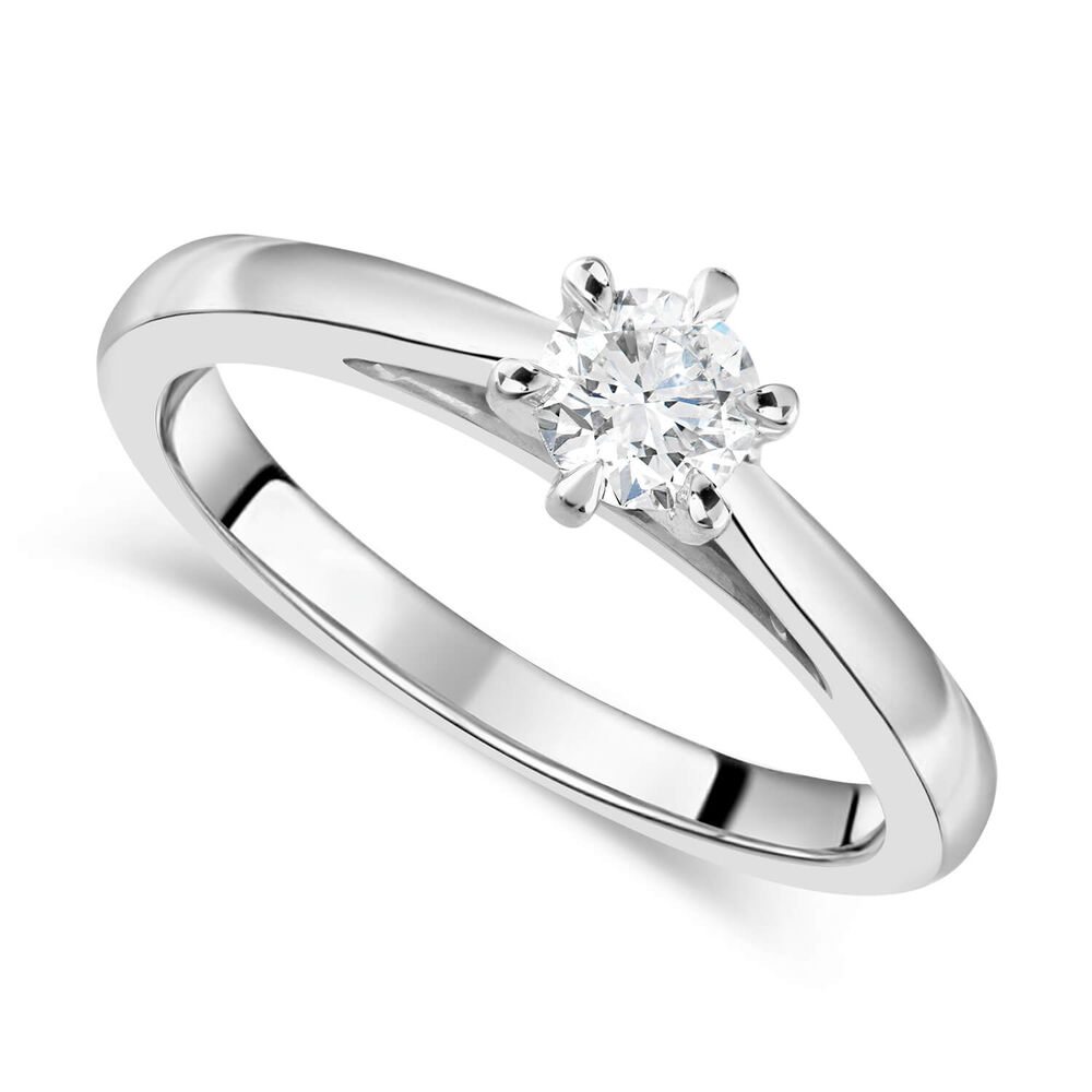 Amia Diamond Solitaire Engagement Rings | Fields